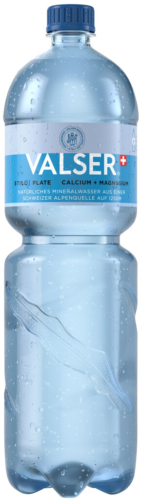 Valser Calcium + Magnesium STILL 1.5 L PET Har. Depot 5.- | Schweizer Wasser | SCHÜWO Trink-Kultur